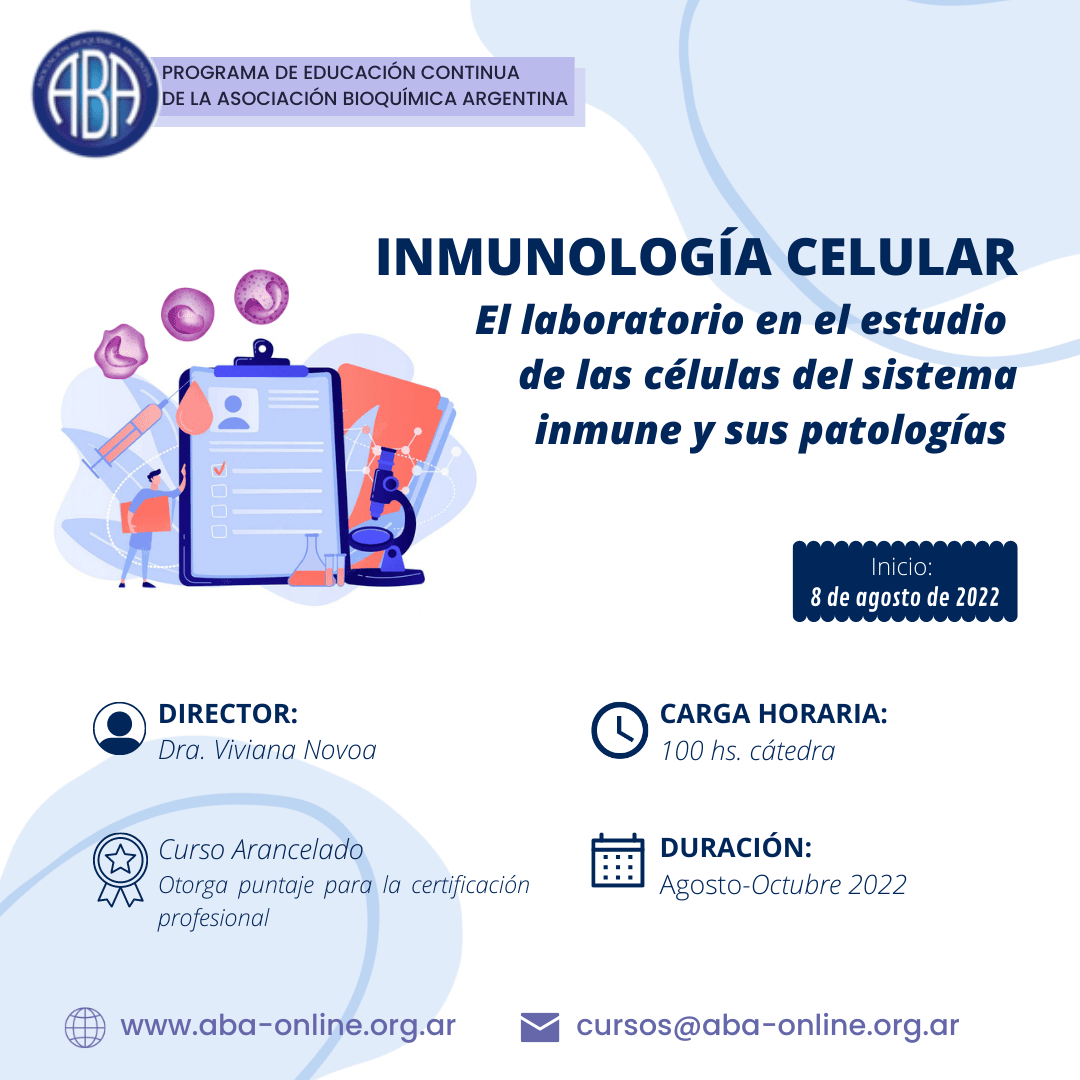 Inmunología Celular - Sociedad Argentina de Inmunología